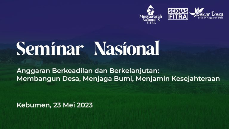 Rilis – Seknas FITRA